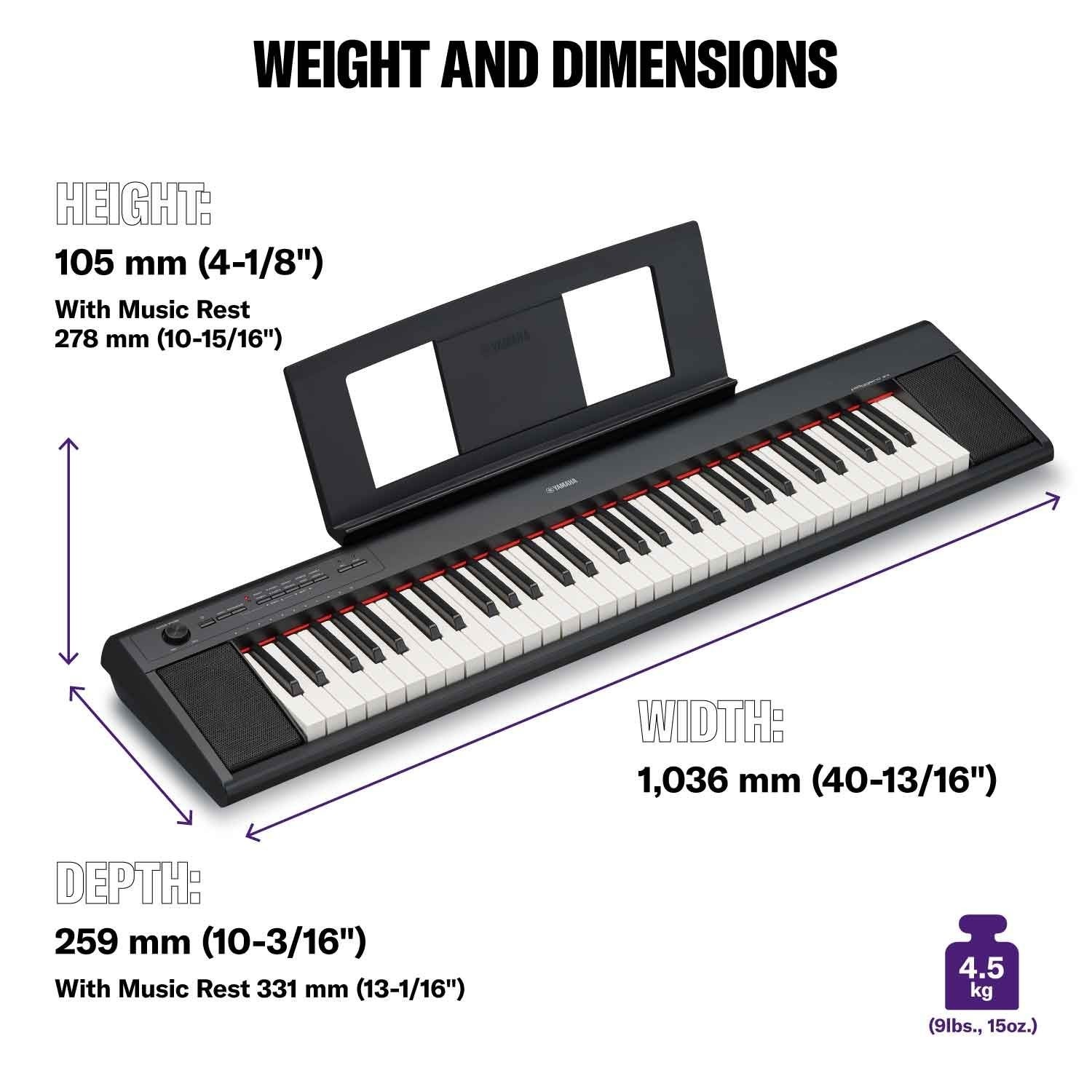 Yamaha NP-12 Piaggero White
