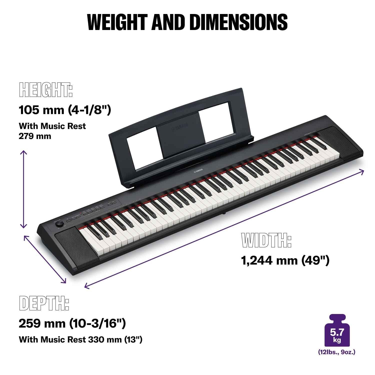 Yamaha NP-32 Piaggero White