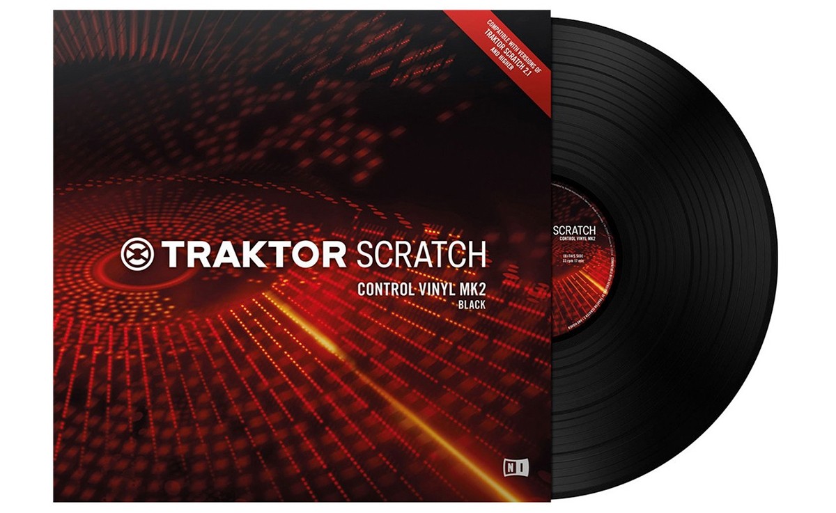 Native Instruments Traktor Scratch Control Vinyl MKII Black