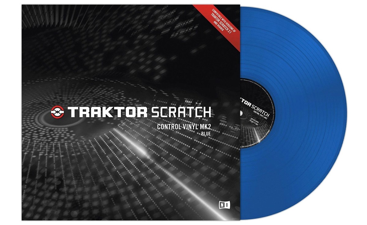 Native Instruments Traktor Scratch Control Vinyl MKII Blue